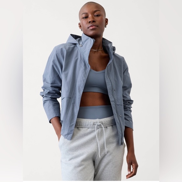 Athleta | Jackets & Coats | Nwtathleta Shadow Blue Everywhere Jacket ...